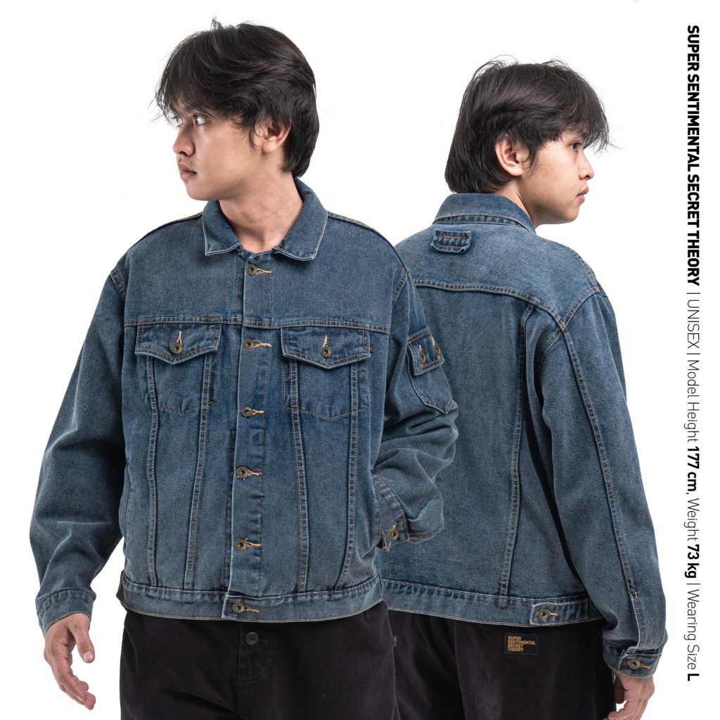 Denim Jacket Light Indigo – Super Sentimental Secret Theory