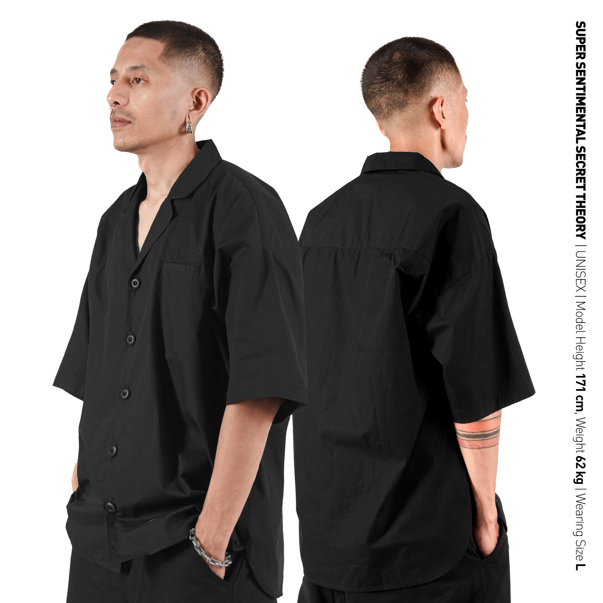 Freeman Shirt Black – Super Sentimental Secret Theory
