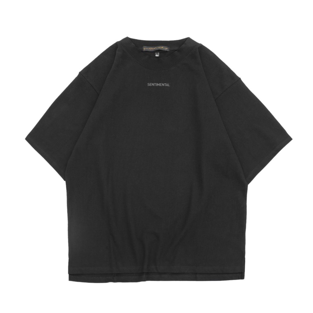 Basic Logo Boxy Black Heavyweight Tshirt – Super Sentimental Secret Theory