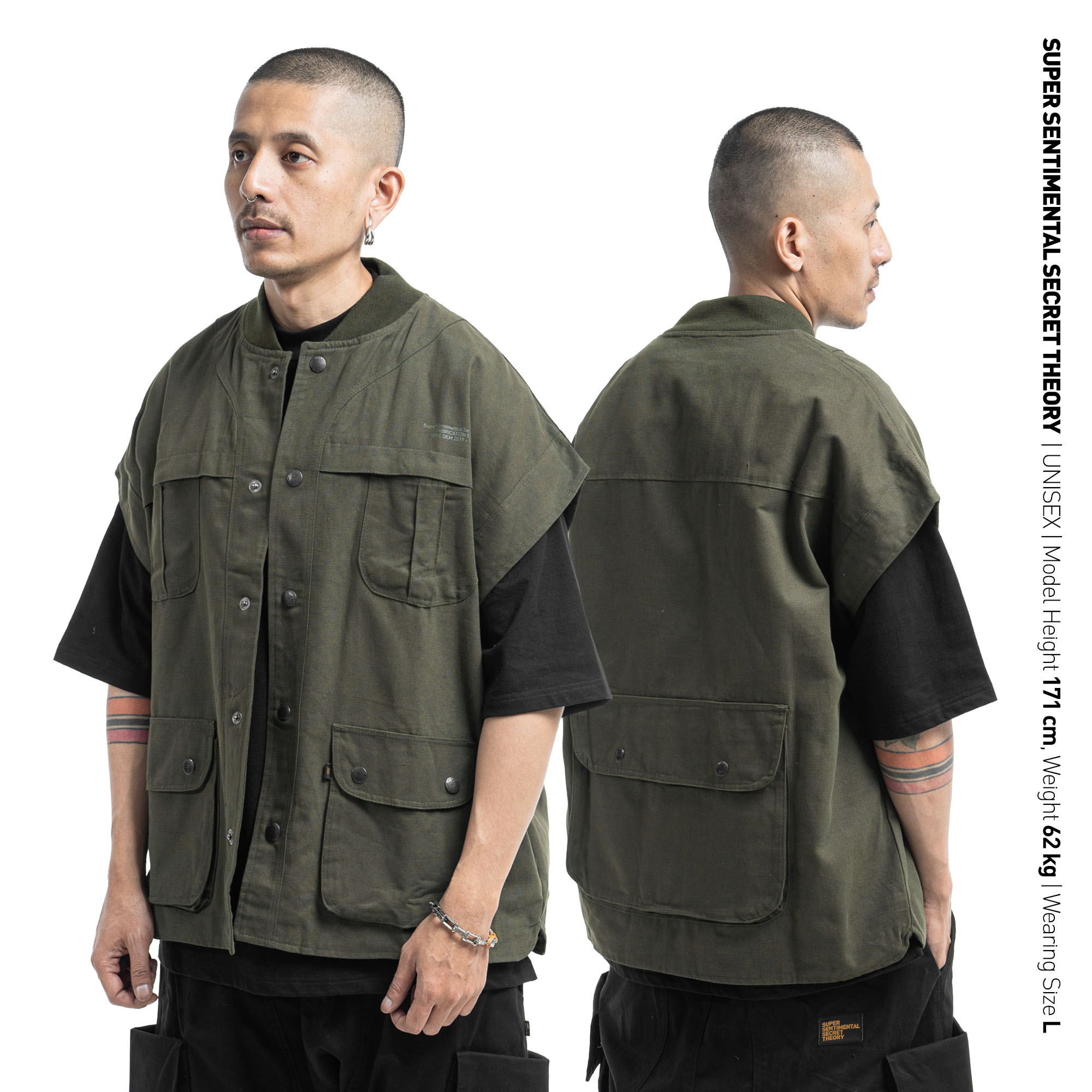 Nimrod Utility Vest Olive – Super Sentimental Secret Theory