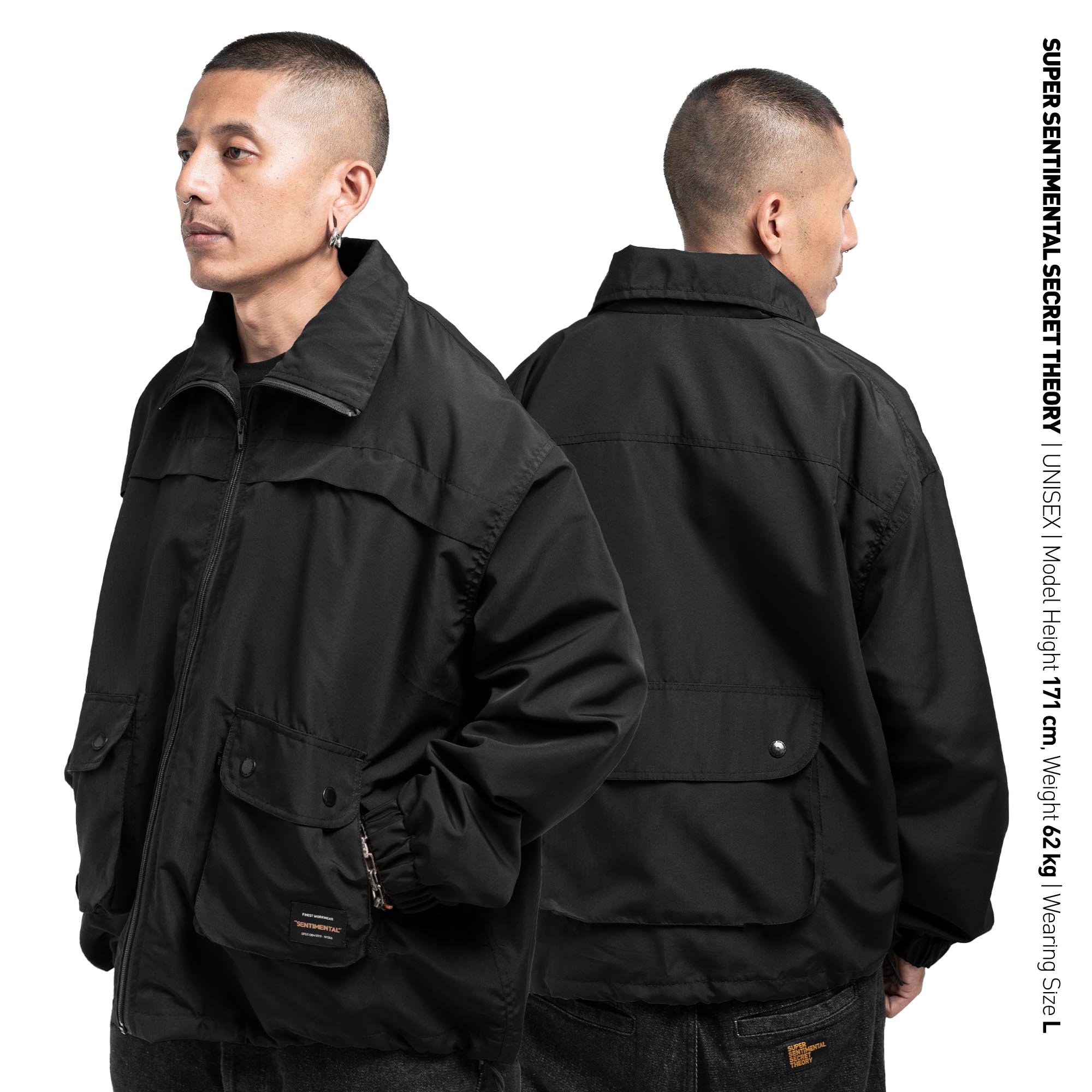 Diablo Layered Jacket Black – Super Sentimental Secret Theory