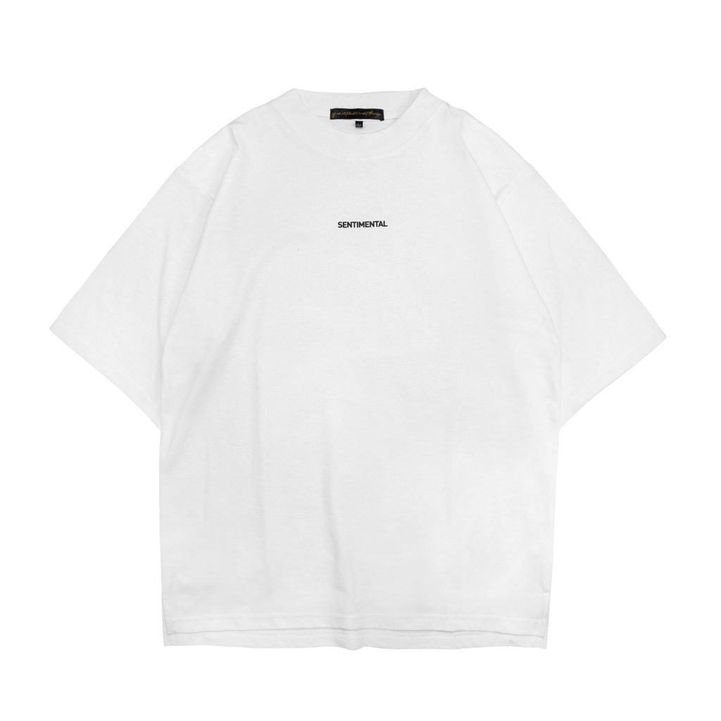Basic Logo Boxy White Heavyweight Tshirt – Super Sentimental Secret Theory