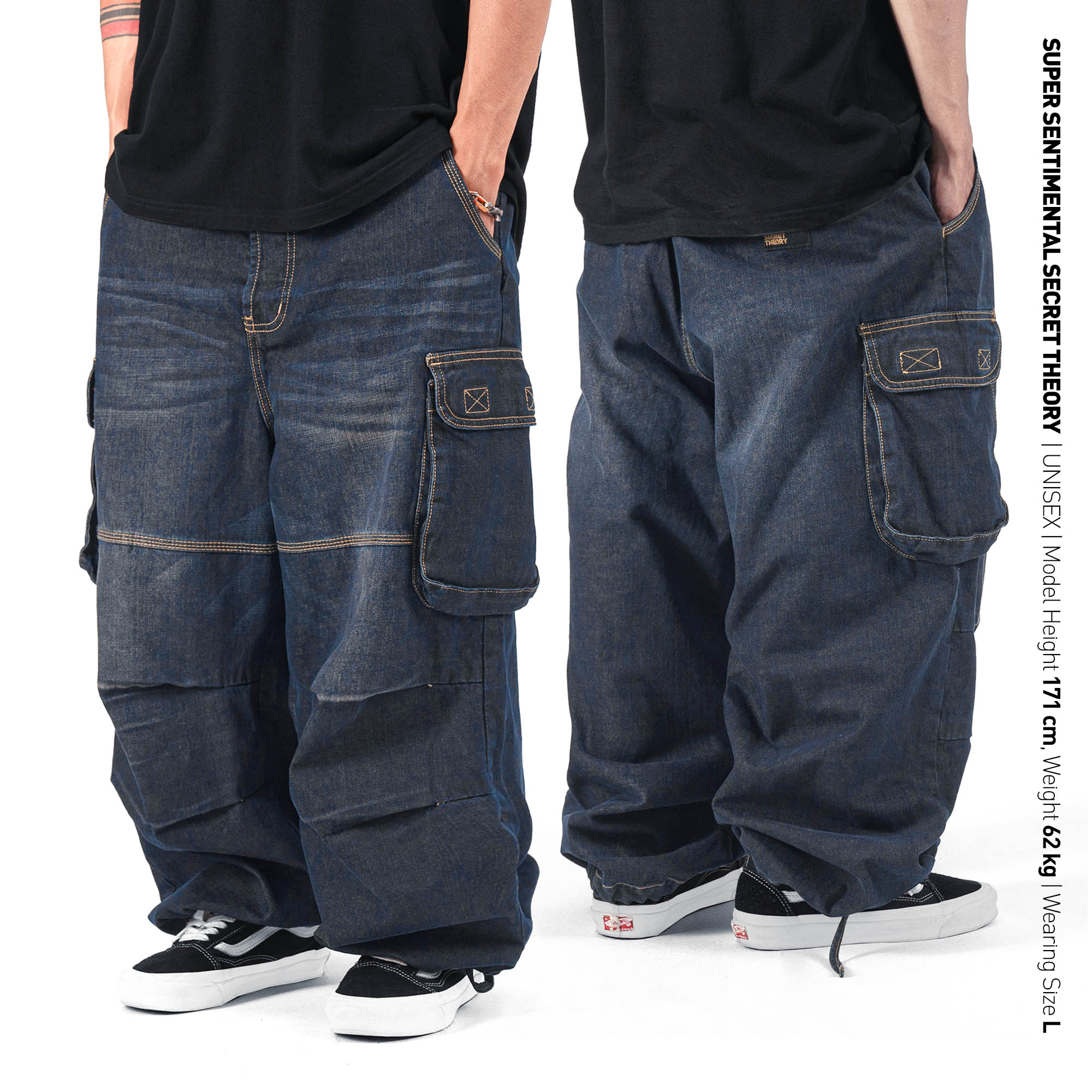 Ranger Pants Denim Washed Indigo – Super Sentimental Secret Theory