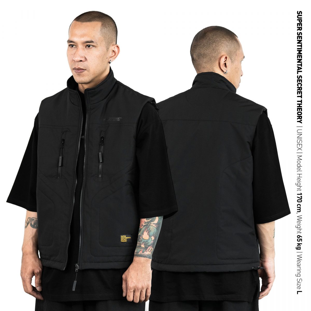 Vanguard Utility Vest Black – Super Sentimental Secret Theory
